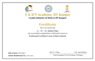 Best Data Analytics Course In India IIT Kanpur
